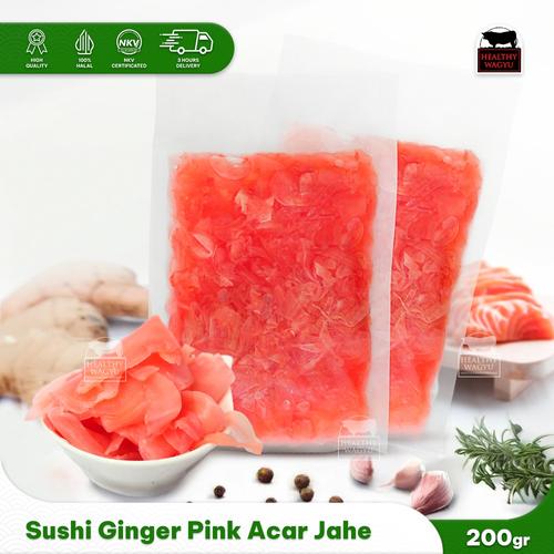 Jual Sushi Ginger Pink Gari Acar Jahe khas Jepang 200gr Healthy Wagyu ...