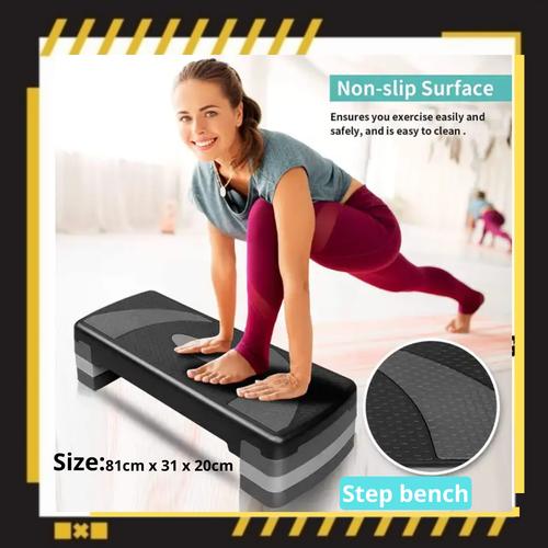 Promo Aerobic step bench (lebih lebar dan panjang) - Merah Muda - Kota ...