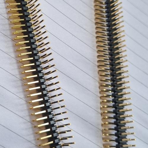 Jual Pin HEADER 2X40 L GOLD 2,54mm pin Hider 2X40 warna kuning Emas ...