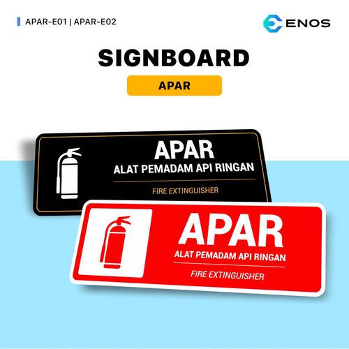 Jual Signboard Penanda APAR Papan Penanda APAR signage Akrilik Anti Air ...