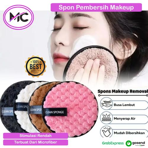 Jual Sponge Makeup Remover Spon Pembersih Wajah Pad Powder Sponge ...