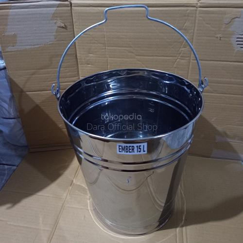 Jual Ember Stainless Tebal Kapasitas 15 Liter 29 CM - Jakarta Barat ...