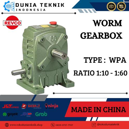 Jual WPA 70 RATIO 1:10 - 1:60 WORM GEAR GEARBOX REVCO/HRF - Jakarta ...