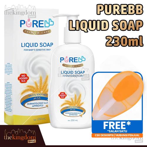 Jual PureBB Pure Baby Liquid Soap 230ml Sabun Mandi Cair Anak Bayi ...