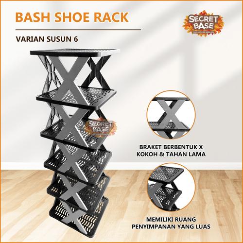 Promo BASH SHOE RACK - Rak Sandal dan Rak Sepatu Aesthetic Plastic ...