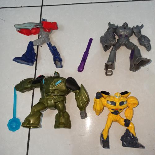 Jual happy meal mcd transformers prime optimus prime megatron bumblebee bulkhead - Kota Medan ...
