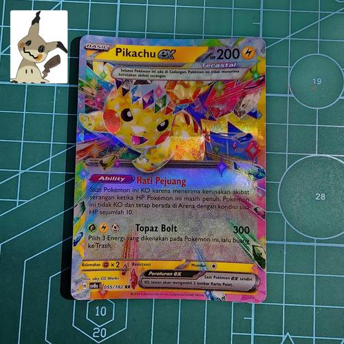 Jual Pikachu EX RR Kilat Rasi Kartu Pokemon TCG Indonesia - Jakarta ...