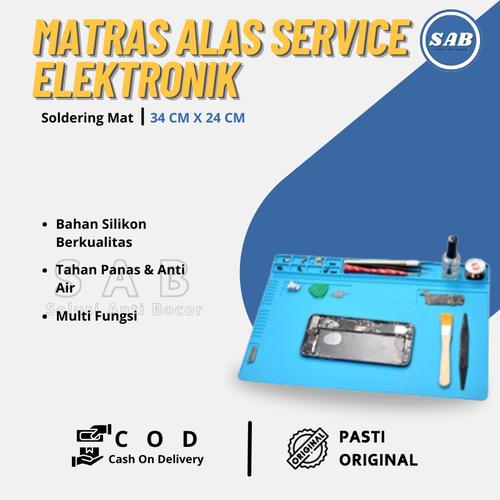 Promo Karpet Matras Alas Service HP Anti Panas Tatakan Service ...