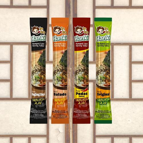 Jual Inko Gim Hanki Rumput Laut Kering Tabur 9gr Snack/Makanan Ringan ...