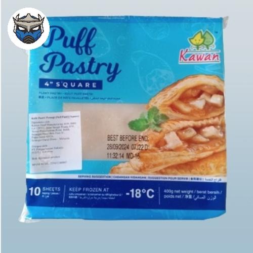Jual Kawan Puff Pastry Square 4 Inch 400g Kulit Pastry Frozen Pastry ...