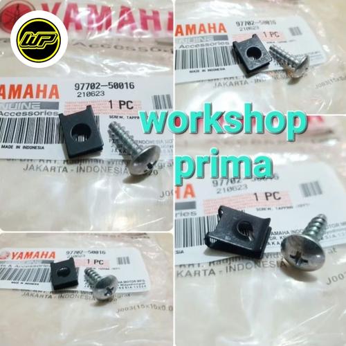 Jual baut cacing sekrup ulir kasar obeng skrup bodi body motor + mur ...