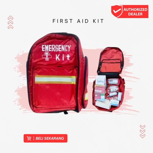 Jual Tas Ransel P3K Merah Emergency Kit + Isi Lengkap First Aids Type C ...