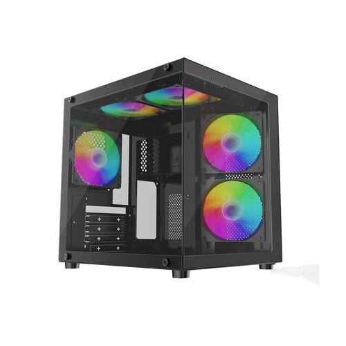Jual Casing VenomRX RADAHN MATX Tempered Galas include 3 Fan RGB ...