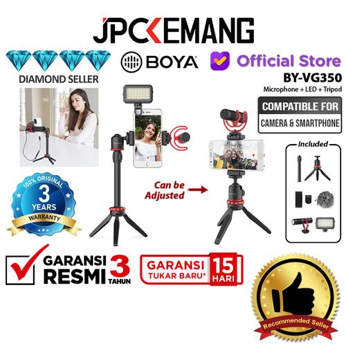Promo Boya BY-VG350 Vlogger Camera Smartphone Video Kit Microphone BY ...