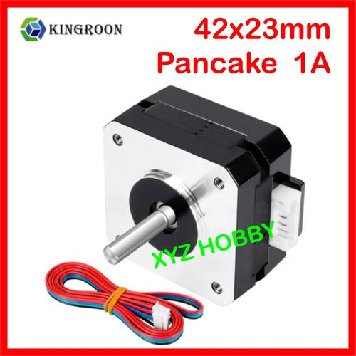 Jual Nema 17 Pancake Stepper Motor 42-23mm 1.8 3D Printer Direct Drive ...