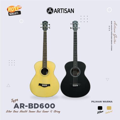 Jual ARTISAN Gitar Bass Akustik Tanam Besi AR - BD600 Senar 4 String ...