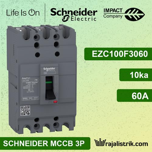 Jual SCHNEIDER MCCB 3P 60A 10KA EZC100F3060 - Kota Medan - Rajalistrik ...