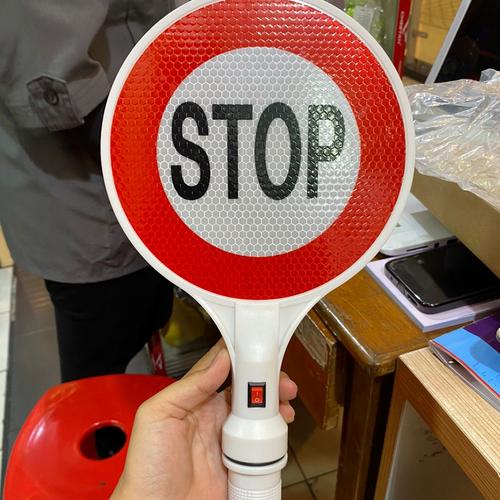 Jual Rambu Sign Stop Parkir /Rambu papan stop / lampu Sign Parkir - non ...