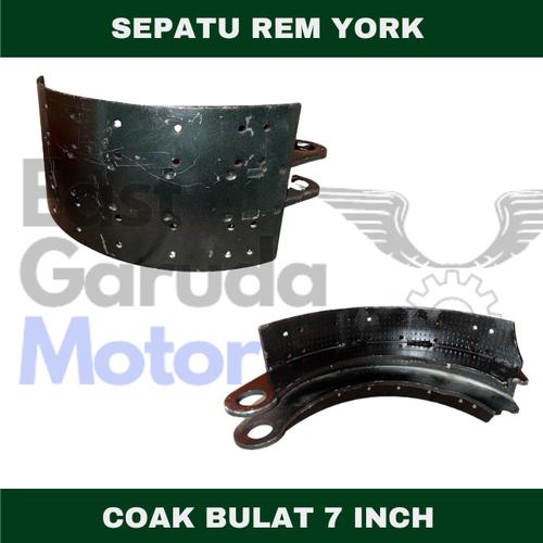 Jual SEPATU REM YORK BRAKE SHOE YORK TRAILER COAK BULAT 7 INCH - Kota ...