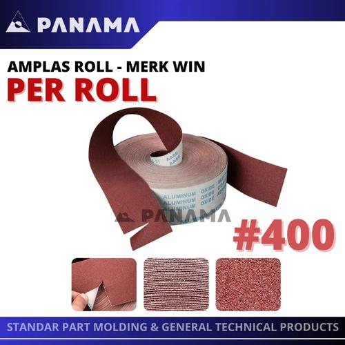 Jual Amplas Roll 4" X 46 METER #400 Abrasive Sand Paper Roll Aluminium ...