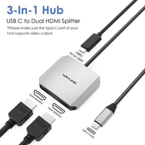 Promo HARGA DISKON!!! HUB MACBOOK LAPTOP 2 MONITORS EXTEND DOCKING ...