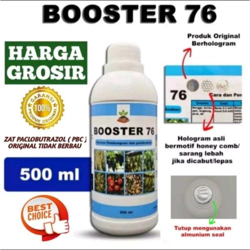 Promo Booster 76 kemasan 500ml pupuk organik pelebat penyubur dan pembesar tanaman - Jakarta ...