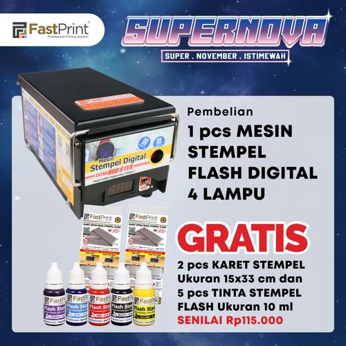 Jual Fast Print Mesin Stempel Flash Digital Full Plat Besi - Kota ...