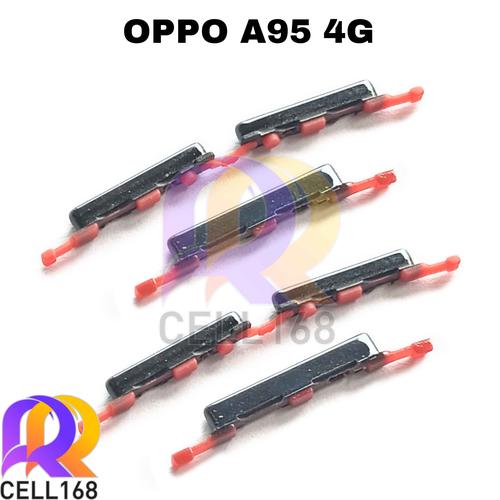 Promo TOMBOL VOLUME ON OFF OPPO A95 4G KEYPAD TOMBOL LUAR PERNIK RUBBER ...