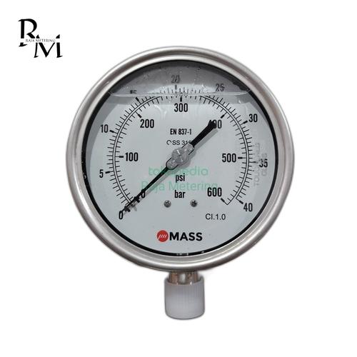 Jual Pressure Gauges 4½ Inch Dual Range 40 bar/600 psi - Kab. Bogor ...