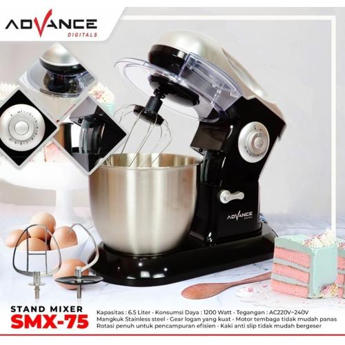 Promo ADVANCE STAND MIXER KAPASITAS 6.5 LITER SMX-75/ MIXER JUMBO ...