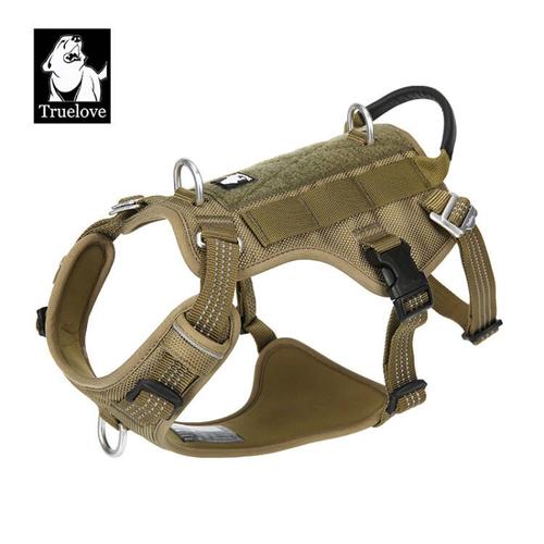 Promo Truelove Escape-proof Reflective Tactic Dog Harness | Truelove ...