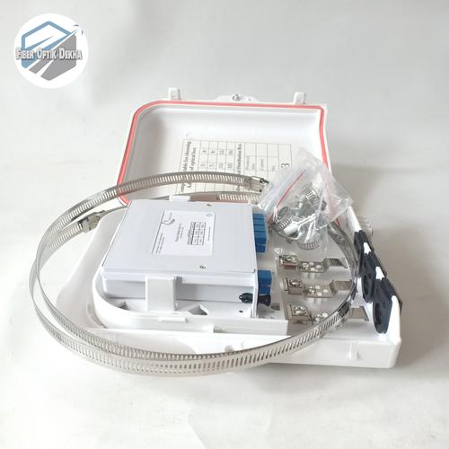Jual ODP 8 Core Lengkap Splitter BOX 1:4 SC UPC ODP 8c Lengkap Splitter ...