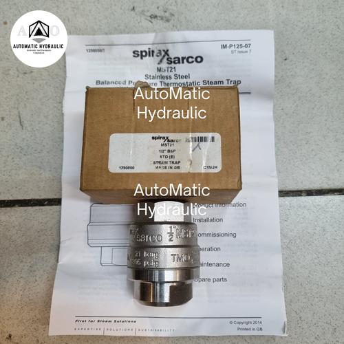Jual SPIRAX SARCO MST21 1/2" BSP / BALANCE PRESSURE THERMOSTATIC STEAM ...