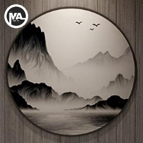 Jual lukisan gunung vintage aesthetic hiasan ruang tamu aesthetic ...