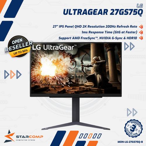 Promo LG 27GS75Q-B UltraGear 27" QHD 2K IPS 200Hz 1ms HDR10 99% sRGB ...