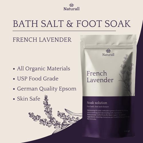 Jual Naturall Bath Salt - French Lavender - Garam Mandi & Rendam Kaki ...