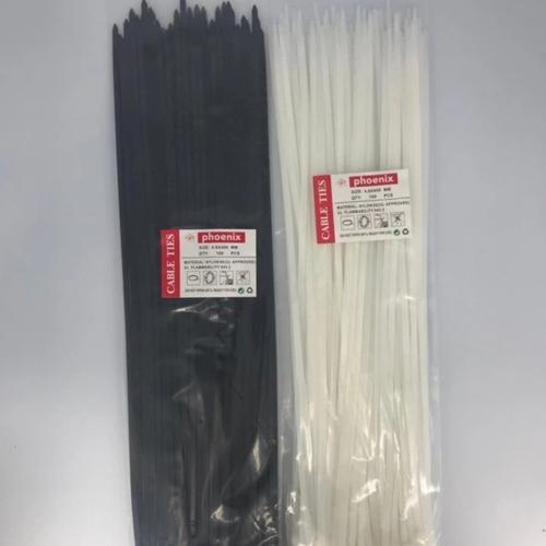 Jual kabel tis ties tali kabel tarik TEBAL 4,8 x 400 40cm Hitam PUTIH ...