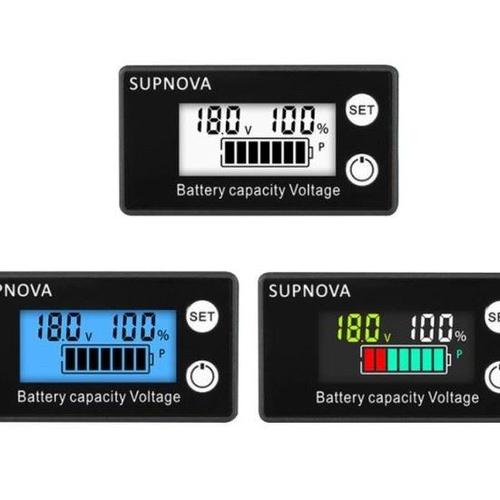 Jual SUPNOVA battery indicator voltage & capacity 12V-100V - berwarna ...