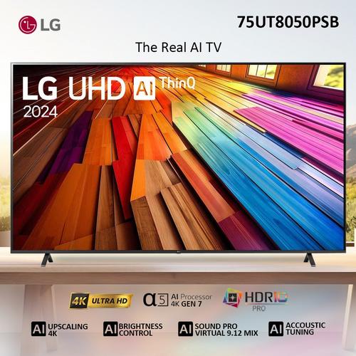 Jual TV LG 75UT8050 Smart 4K UHD AI UT80 75 inci - Free Ongkir Wilayah ...