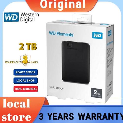 Jual WD Hardisk External HDD USB hardisk eksternal 3.0 1TB / 2TB hard ...