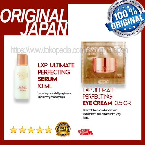 Jual Paket Hemat Ultimate Perfecting Serum 50 ml LXP Serum 10 ml & LXP eye Cream 0,5 gr sachet ...