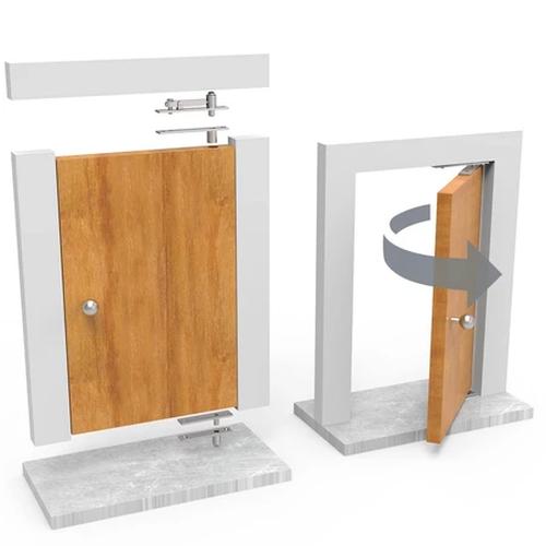 Jual Engsel Pivot Atas Dan Bawah / Engsel Pintu Ayun Stainless 304 ...