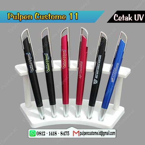 Jual Pulpen Custome 11 / Cetak Pulpen / Cetak Print UV / Bolpen ...