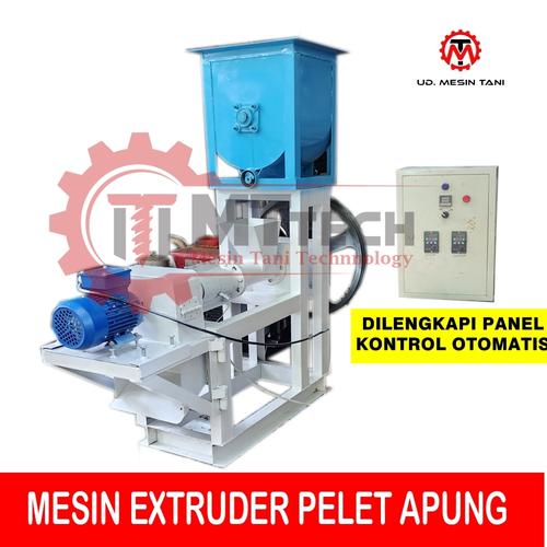 Jual MESIN EXTRUDER CETAK PELET APUNG LENGKAP FEEDER PAKAI DISEL 16 HP ...