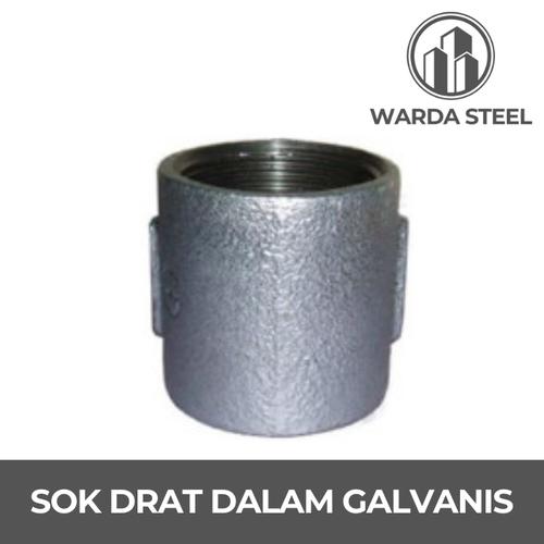 Jual Sok Galvanis 1/2 3/4 1 11/4 11/2 2 21/2 3 4 Inch - Socket Sock Drat - 1/2" - Kota Tangerang ...