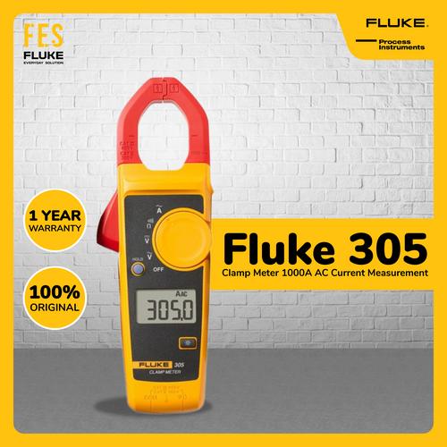 Promo Fluke 305 Clamp Meter 1000A AC Current Measurement Cicil 0% 3x ...