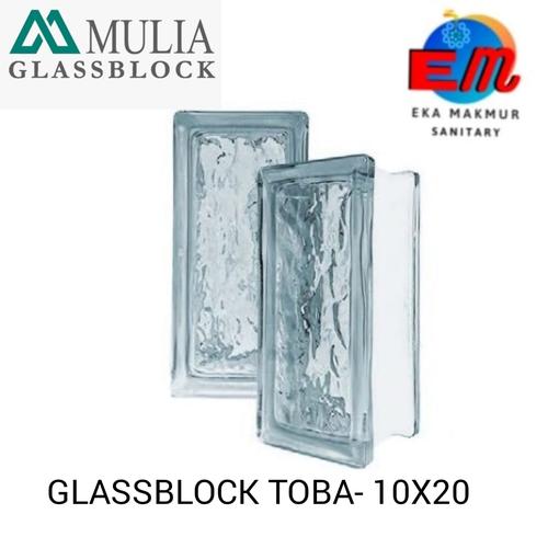 Jual Glass Block Glassblock Glass Blok Mulia Motif Toba 10x20