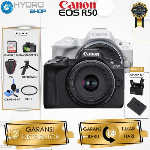 Jual Canon EOS R50 KIT RF-S 18-45mm f4.5-6.3 IS STM / Canon EOS R50 ...