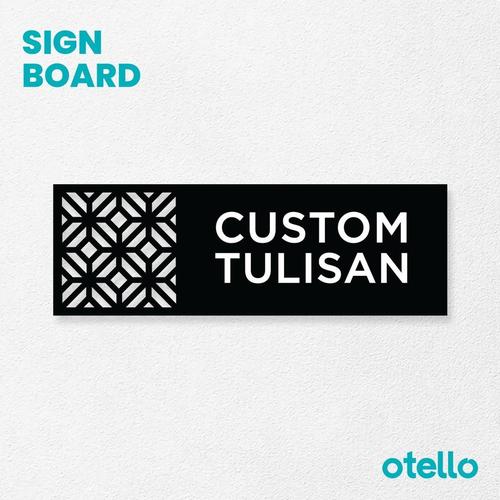 Jual SIGNAGE CUSTOM TULISAN ACRYLIC SIGN BOARD PRINT SIGNAGE AKRILIK ...