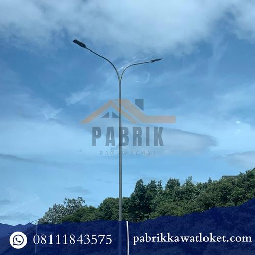 Jual Tiang Perumahan Subsidi // Tiang PJU Oktagonal Double Parabola ...